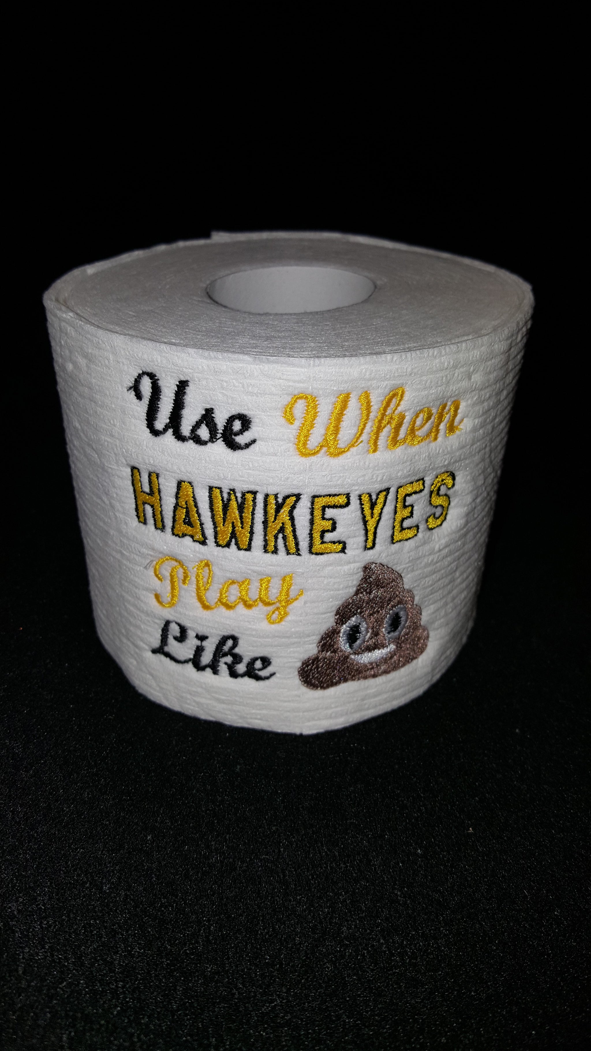 Embroidered Iowa Hawkeyes Inspired Toilet Paper – Aynos Designs by ...